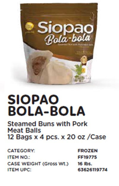 Goldilocks Steamed Pork Buns (Siopao Bola-Bola) – J2TEnterprise
